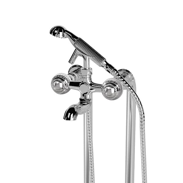 devon & devon admiram 2mradmiralcrdd classic free satnding bad thg shower wall mixer 3D-Modell ...