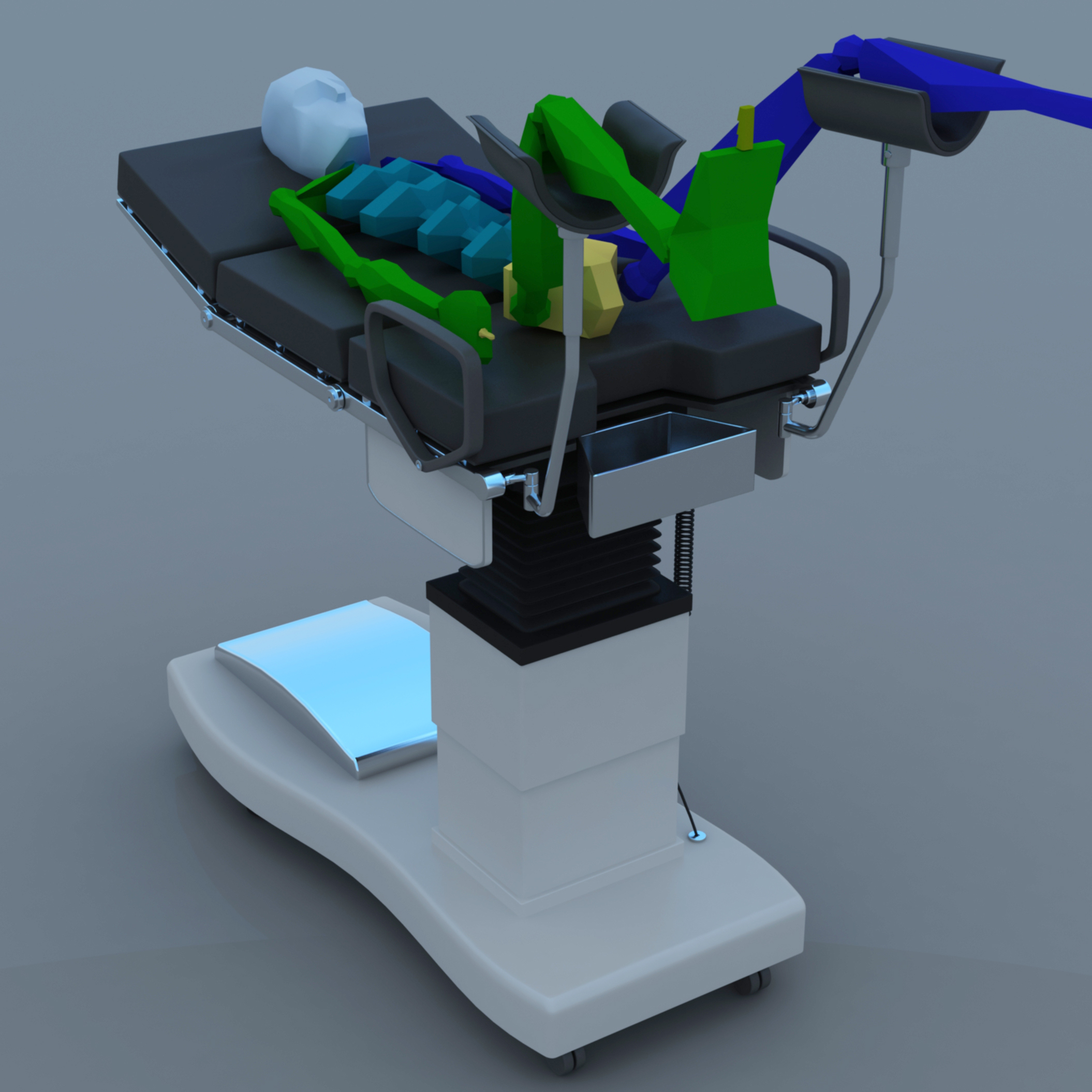 gynecological table 3d max