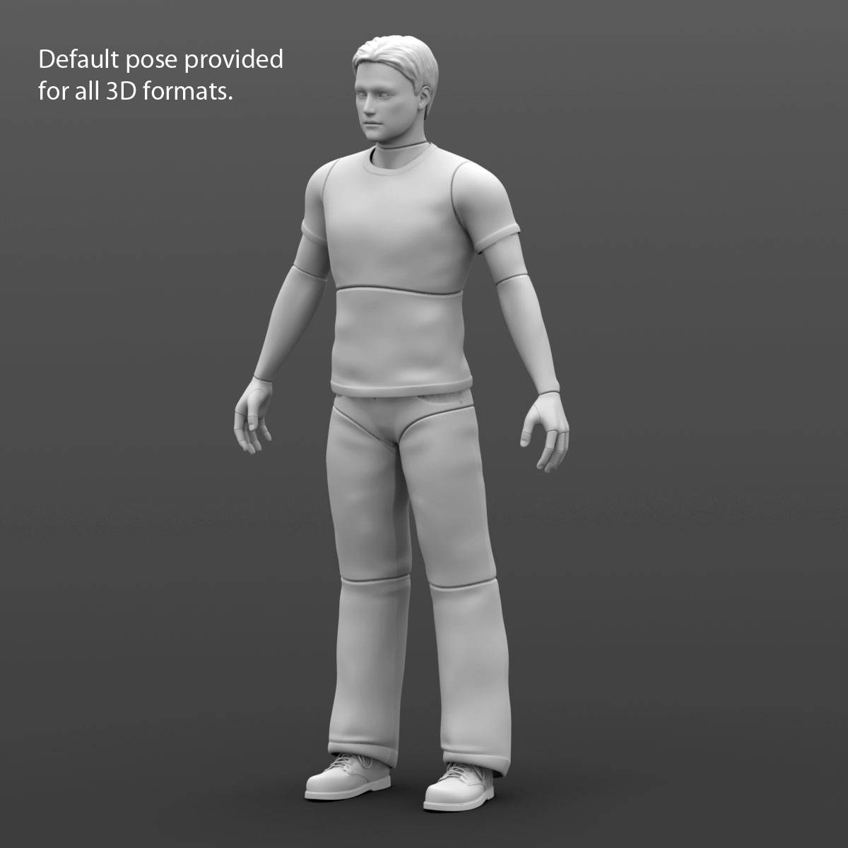 maya poseable male female solidworks