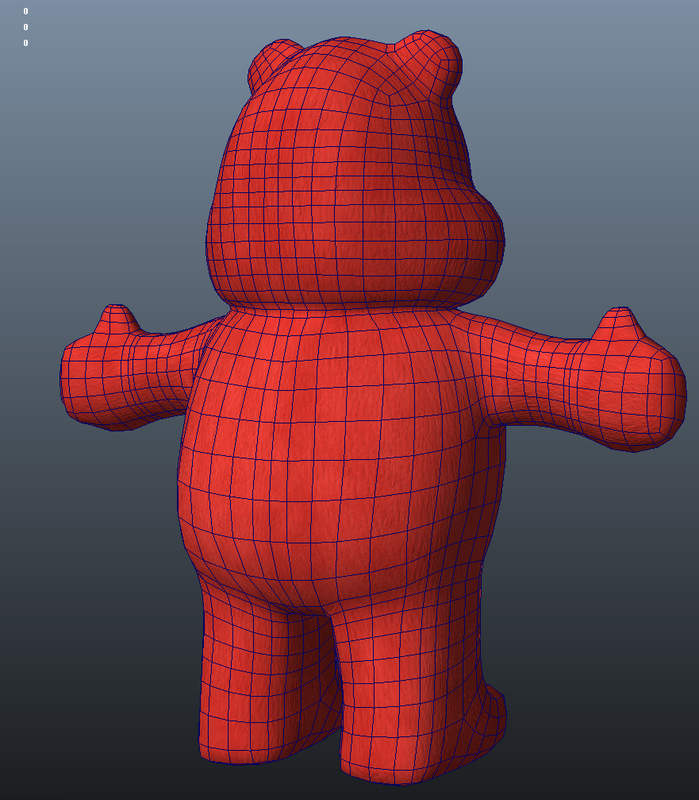 3d care bear model