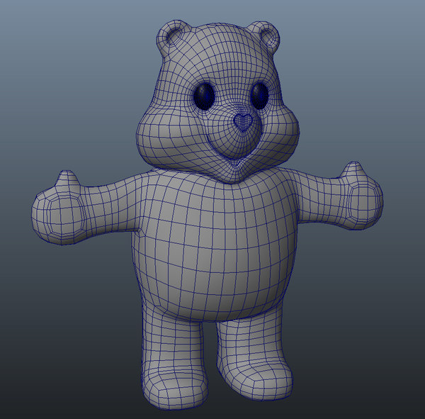 3d care bear model