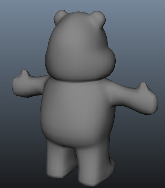 3d care bear model