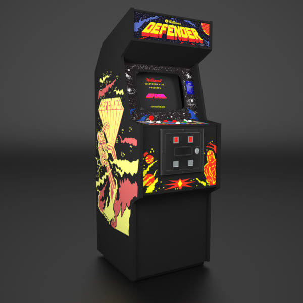 1980 arcade cabinet 3d model