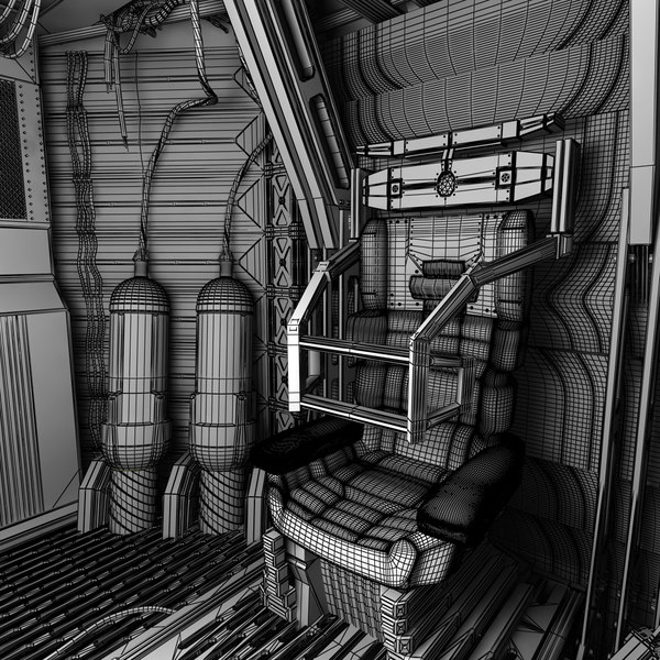 max space shuttle cabin interior