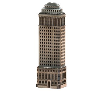 woolworth new york 3d model