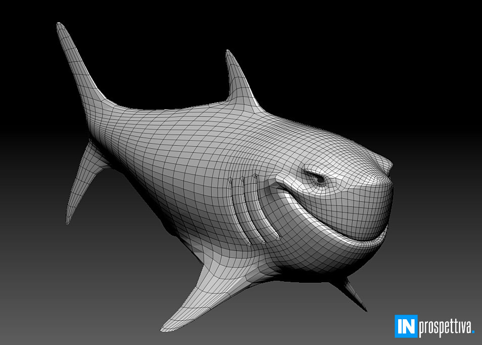 3d shark model