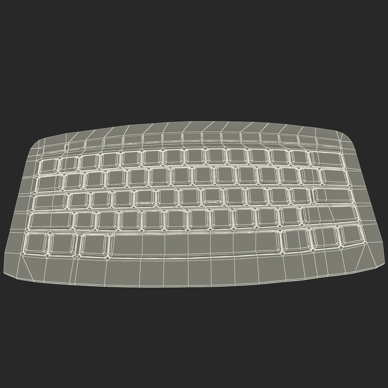 microsoft arc keyboard 3d c4d