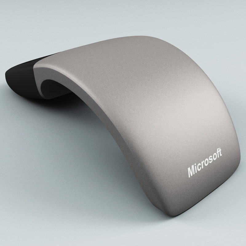 microsoft arc touch mouse 3d c4d