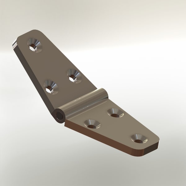 hinges door 3d model
