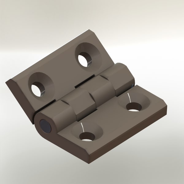hinges door 3d model