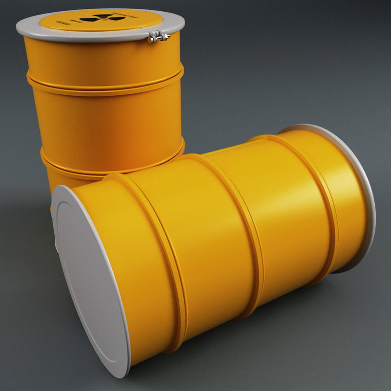 3d model nuclear barrel