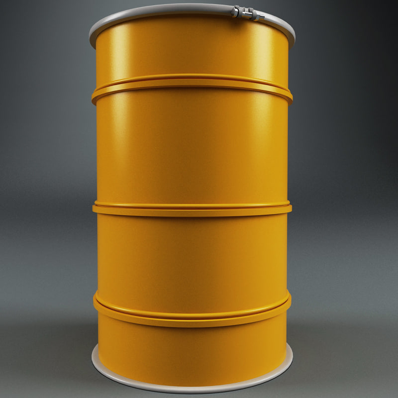 3d model nuclear barrel