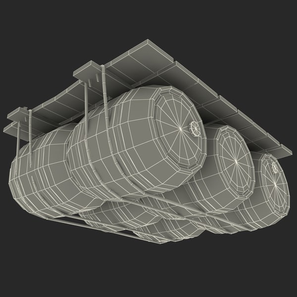 raft modelled contains 3d model