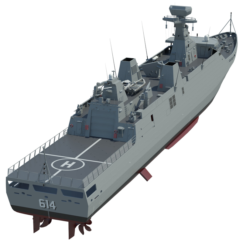 frigate sigma class 3d max