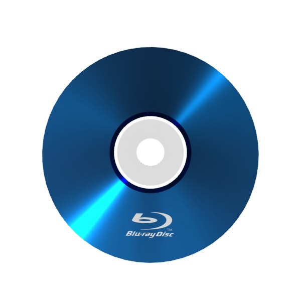 blu-ray disc 3d model