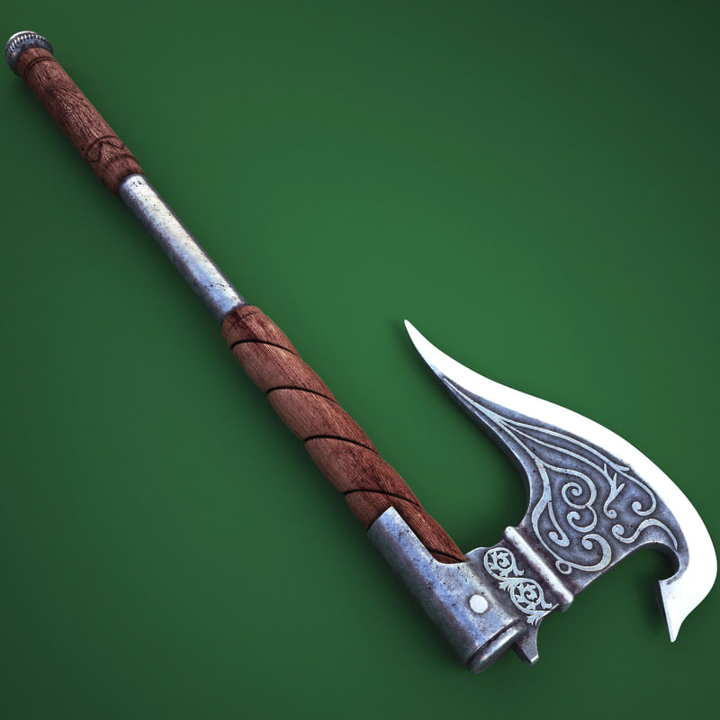 maya medieval axe v5
