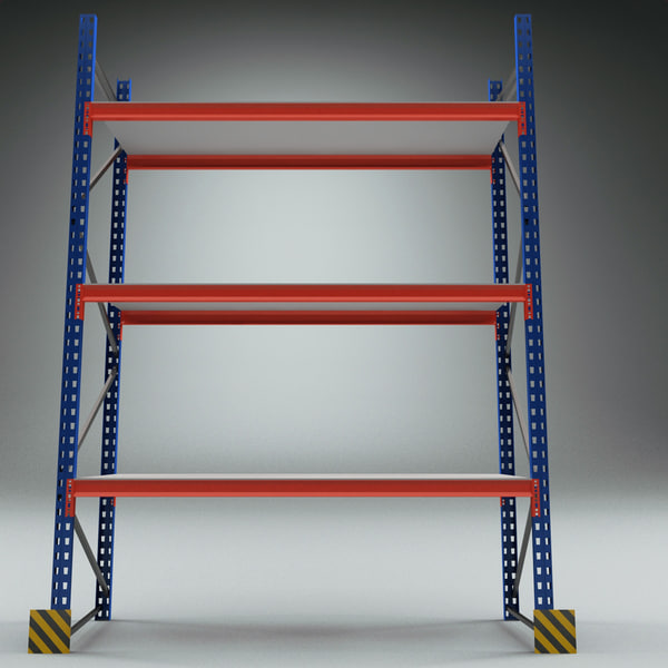 3d warehouse rack model