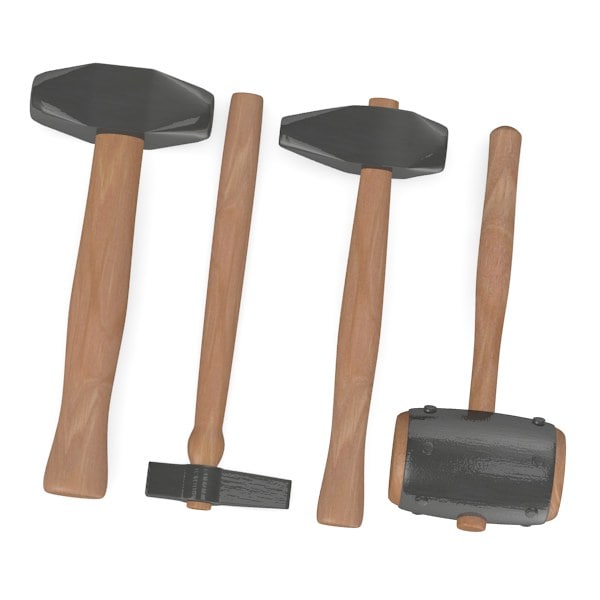 3d model smithy hammers