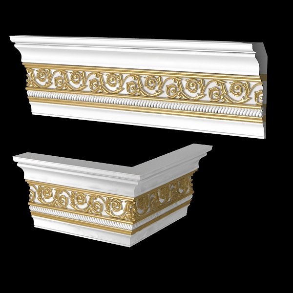 3dsmax classic plaster wooden