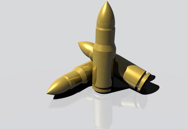 free bullet 3d model