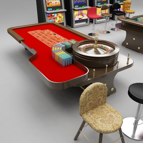 casino set 3 3d model
