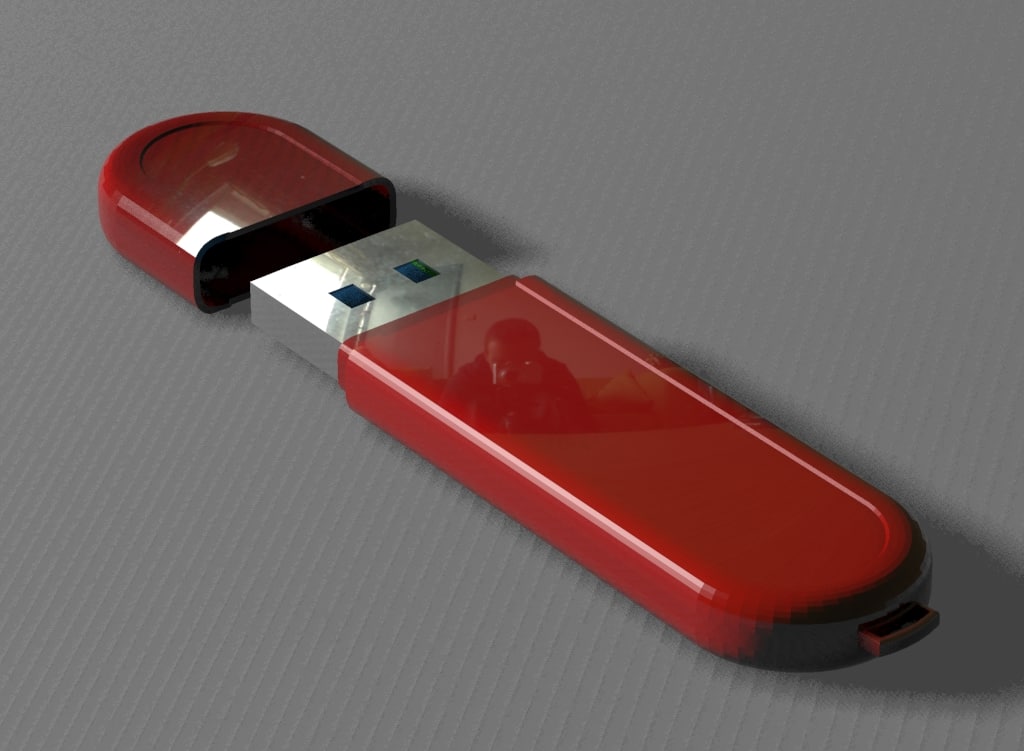3d pen drive model