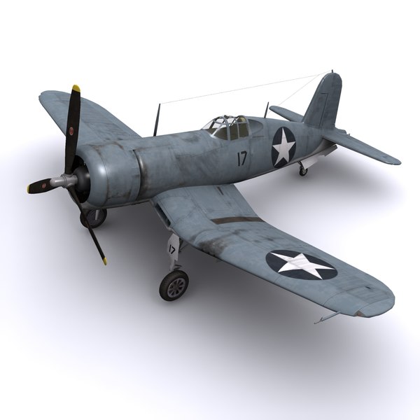 F4U-1 Corsair VMF 124 Squadron 3D 모델 - TurboSquid 593870