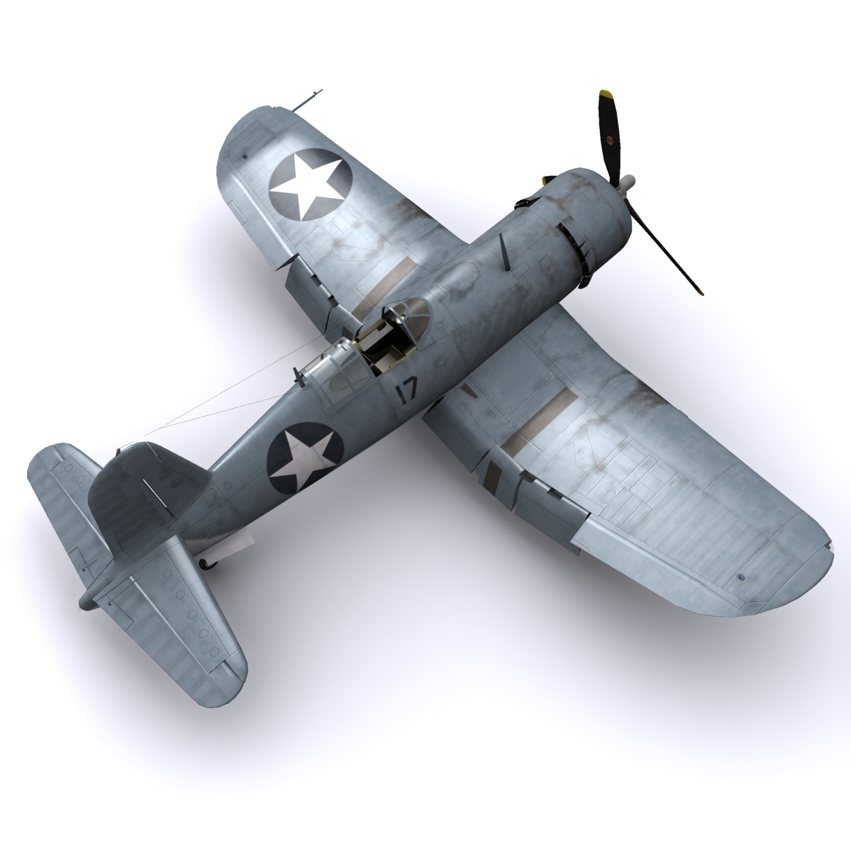 F4U-1 Corsair VMF 124 Squadron 3D 모델 - TurboSquid 593870