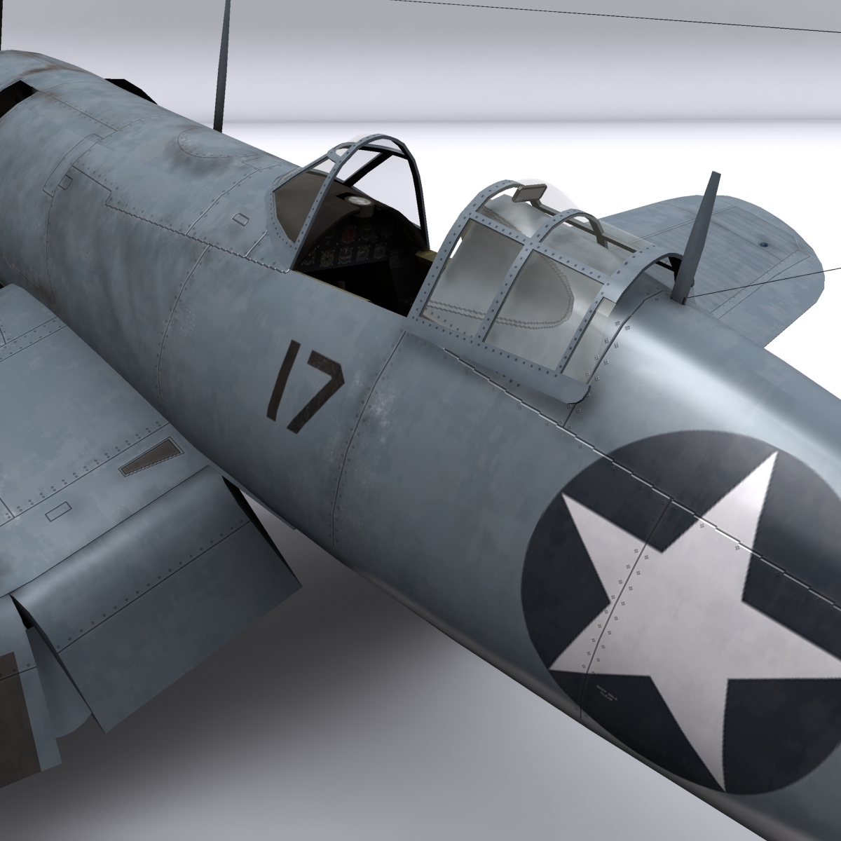 F4U-1 Corsair VMF 124 Squadron 3D 모델 - TurboSquid 593870