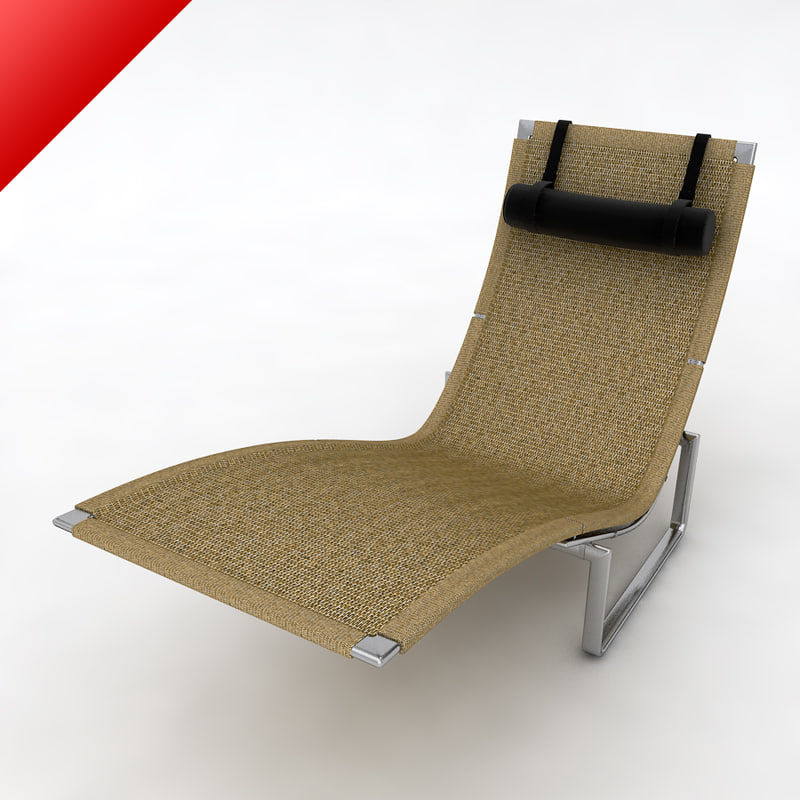 pk24 day bed chair materials 3d model