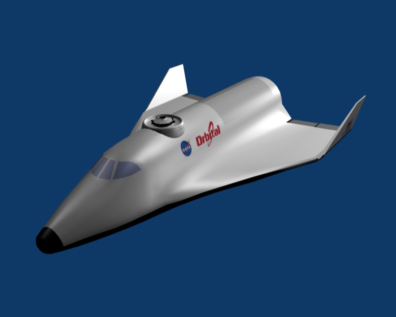 space plane orbital 3d 3ds