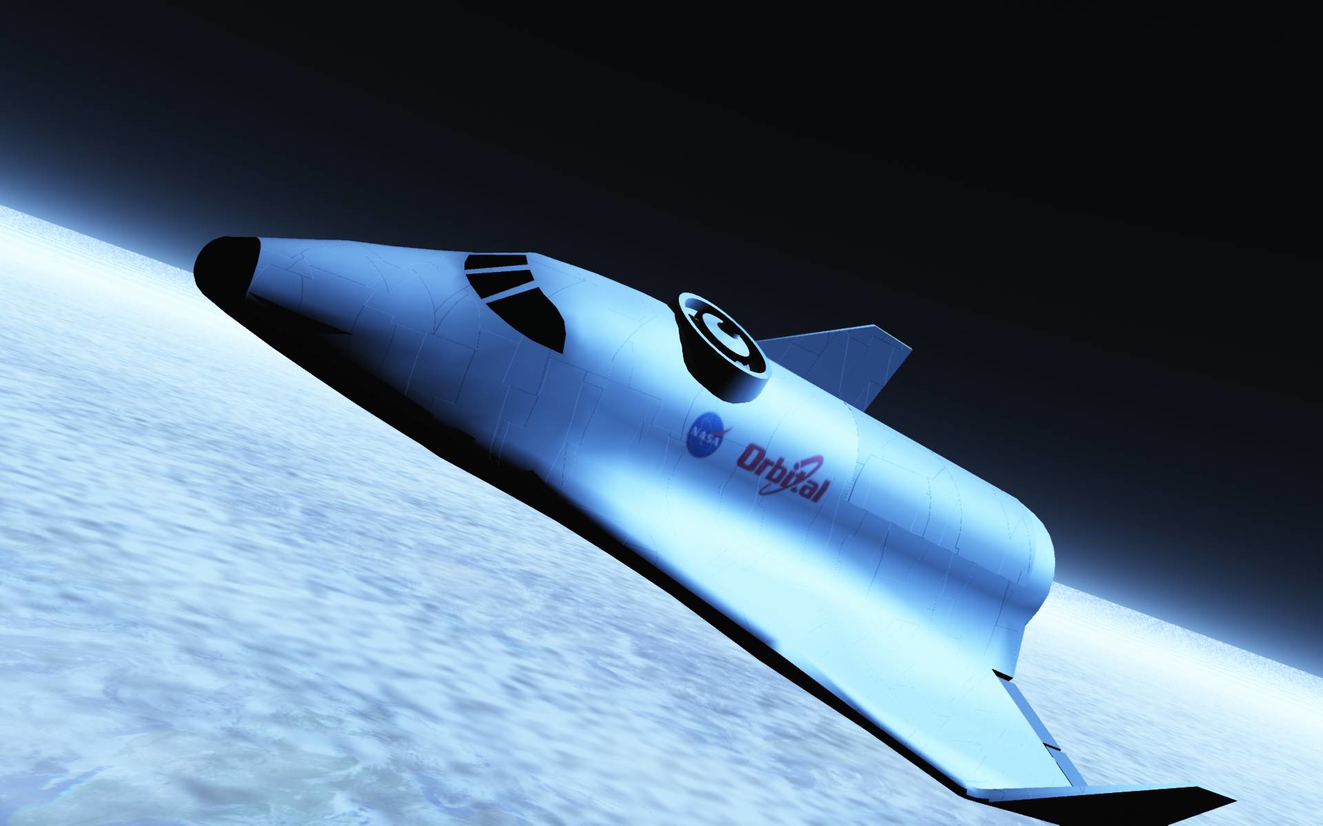 space plane orbital 3d 3ds