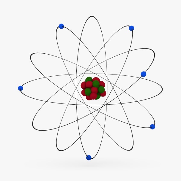 atom 3d model