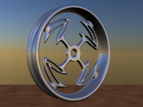 free wheels rims 3d model