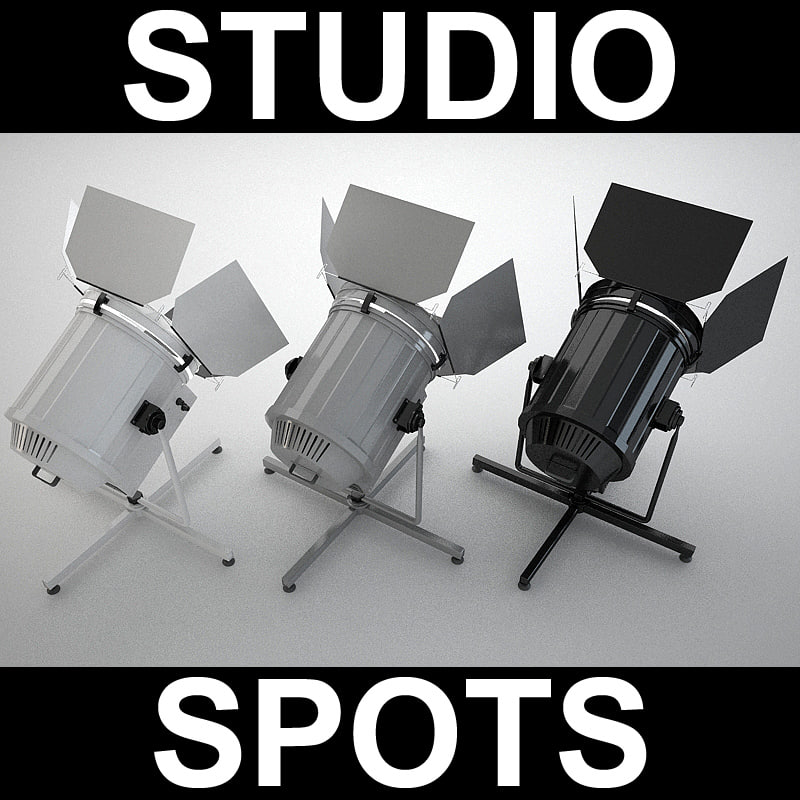 3d spotlight spot model