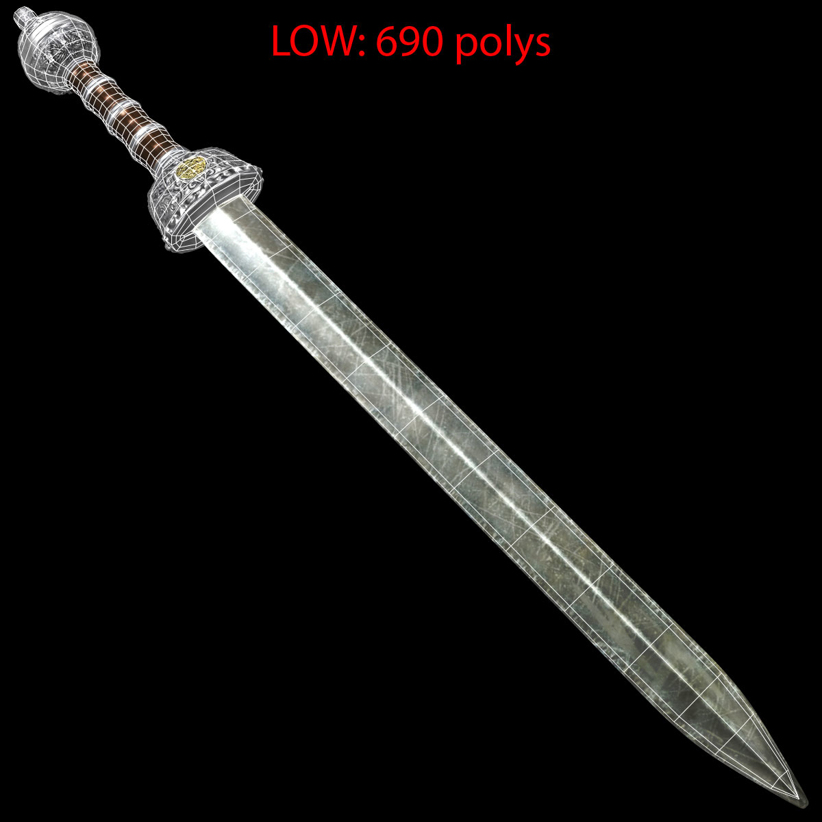 roman gladius 3d model