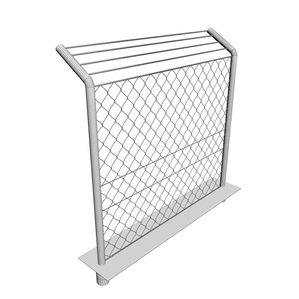 3d model fence mesh 2010