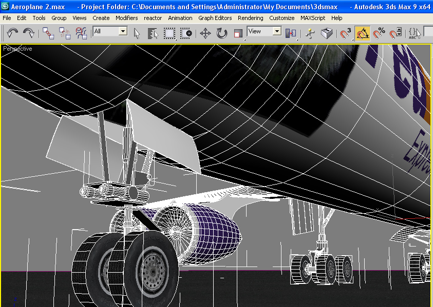 aeroplane aero plane 3d model