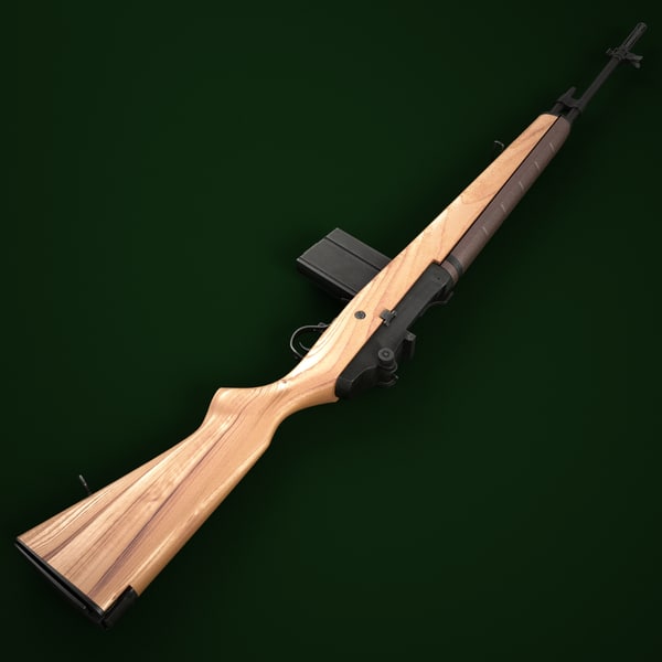 m14 rifle 3d model