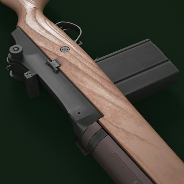 m14 rifle 3d model