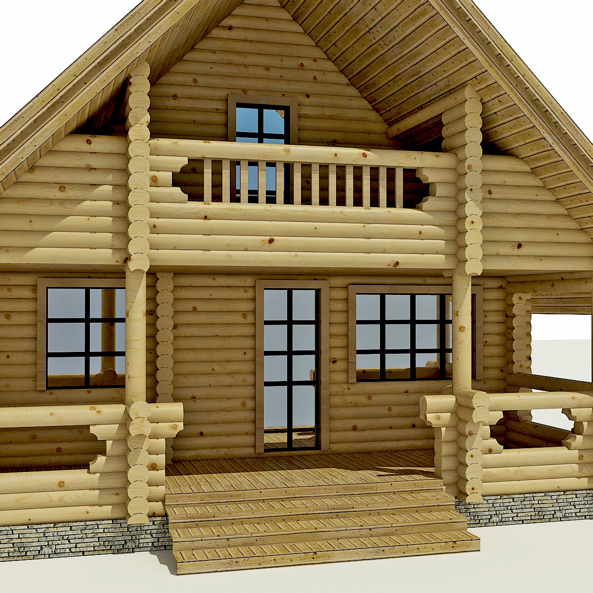 house wooden 3d model