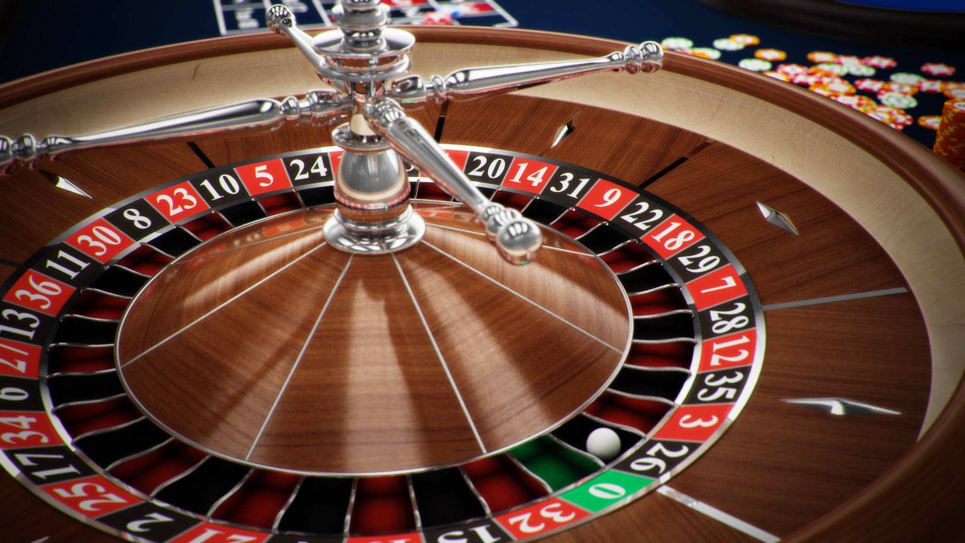 3d roulette table model