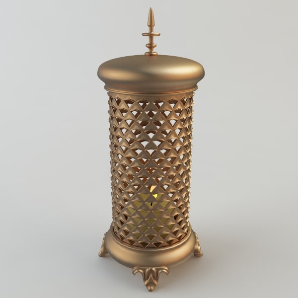 turkish light details 3d model
