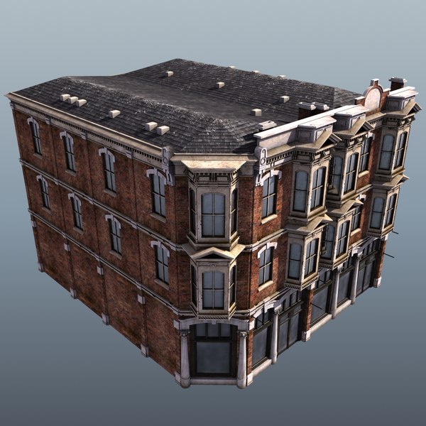 3d model victorian building
