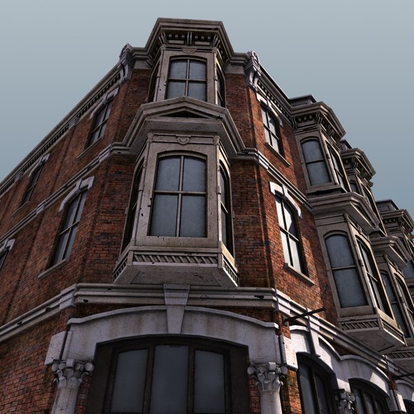 3d model victorian building