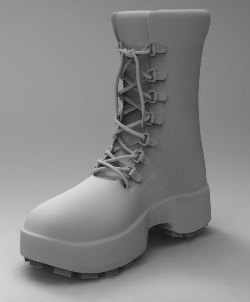 3d model boot accessories