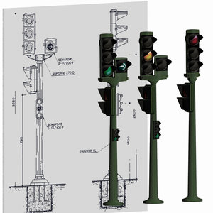 Modelos de 3D Semaforo Gratis | TurboSquid