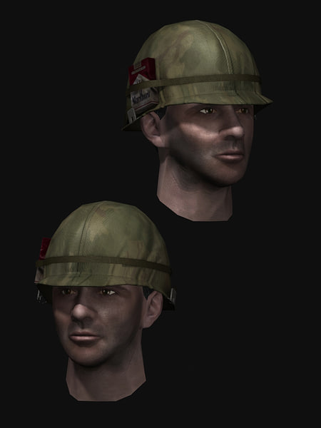 3dsmax character vietnam soldier