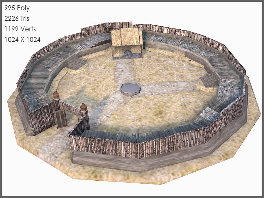 3d max celtic fort