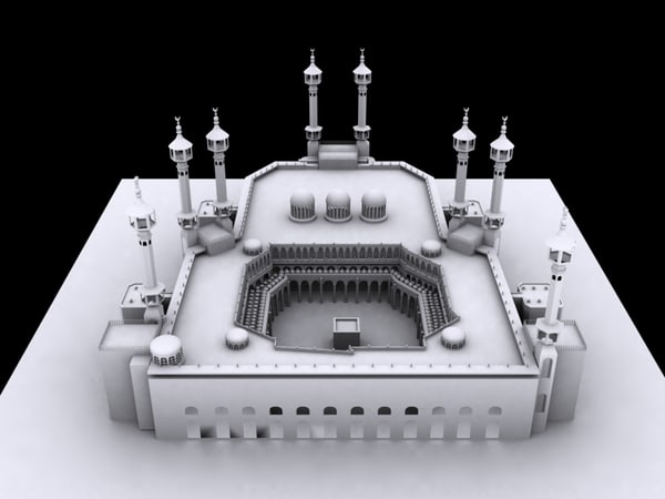 kaaba 3d model
